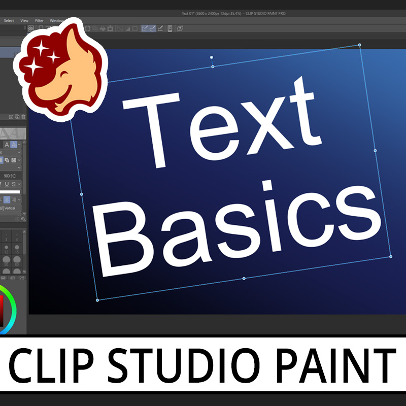 Tutorial: Text Tool Basics in Clip Studio Paint (Video) | Artwork | Red ...