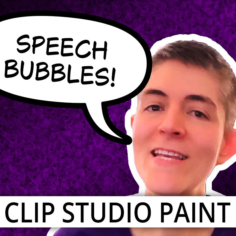 Comic Speech Bubbles In Clip Studio Paint Video Artwork Red